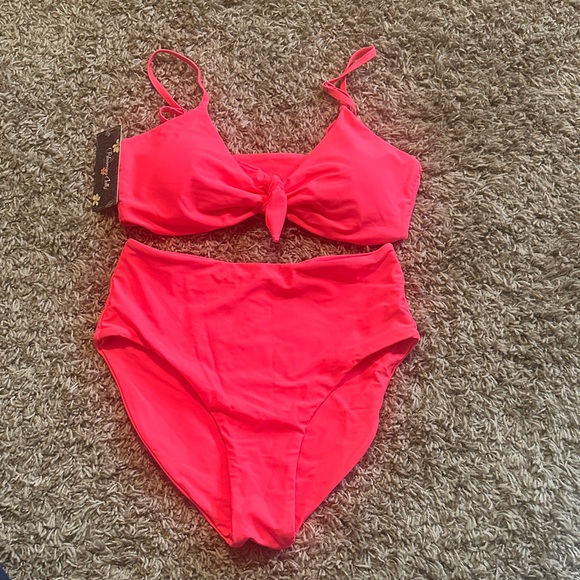 Blooming Jelly | Swim | Vibrant Pink Bikini Set | Poshmark